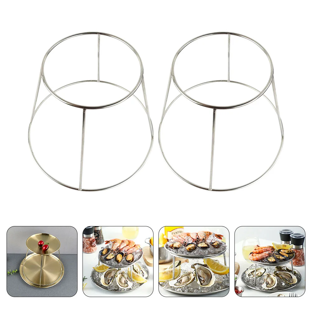 Griddle-Pan-Tray-Rack-Holder-Food-Serving-Riser-Seafood-Pizza-Platters ...