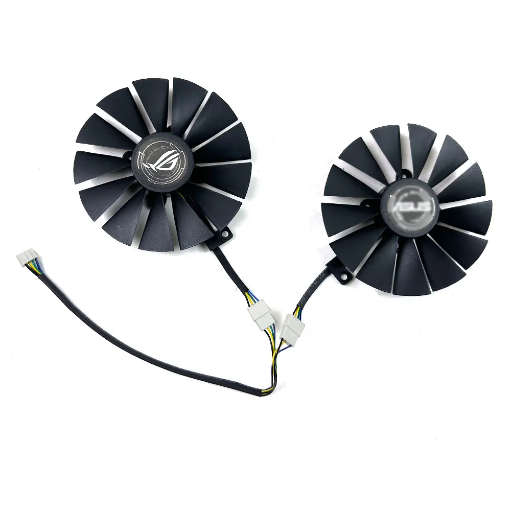 Cooling Fan 95mm 4pin T129215SM For ASUS ROG-STRIX-RX580 2048SP-8G ...