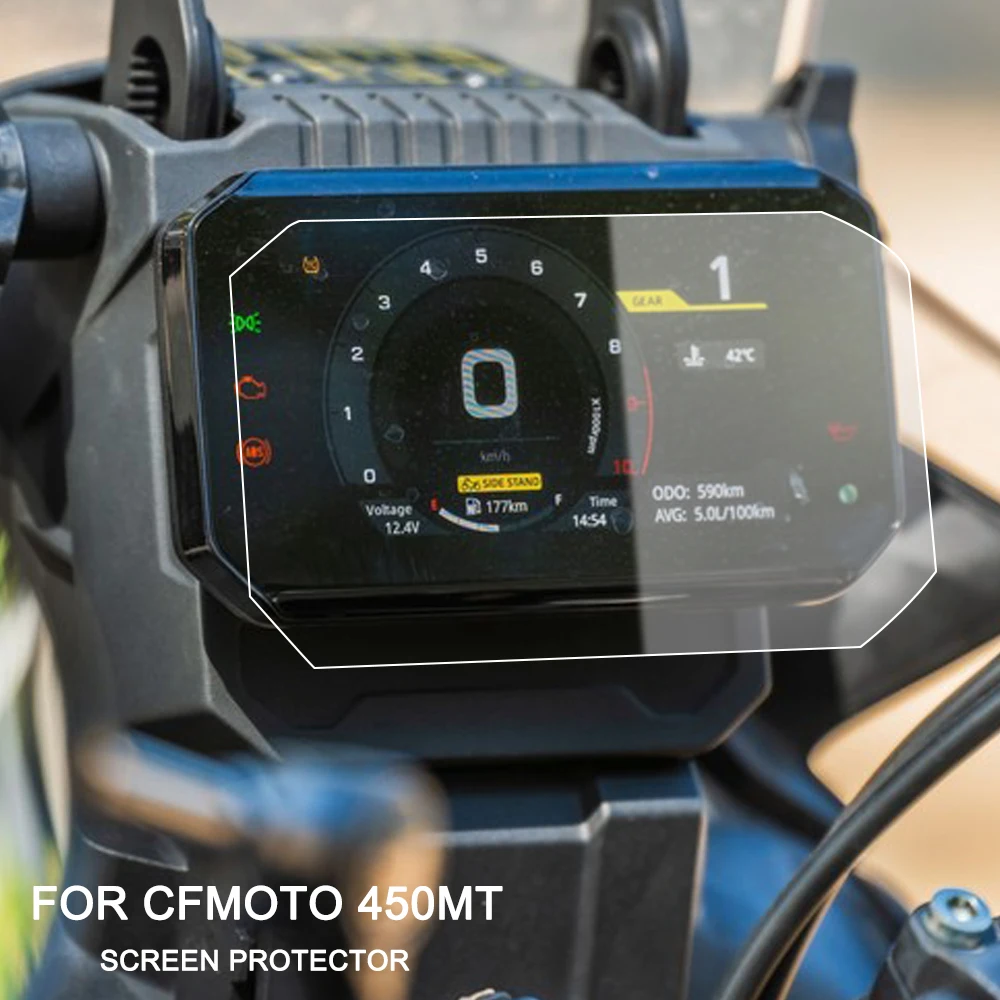 450MT Accessories Scratch Cluster Screen Dashboard For CFMOTO 450 MT ...