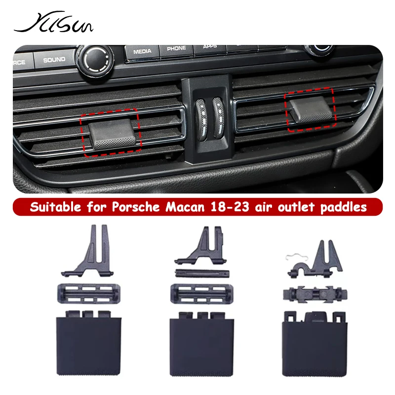 AC Vent Clips for Porsche Macan Car Front Rear Air Conditioner Outlet ...