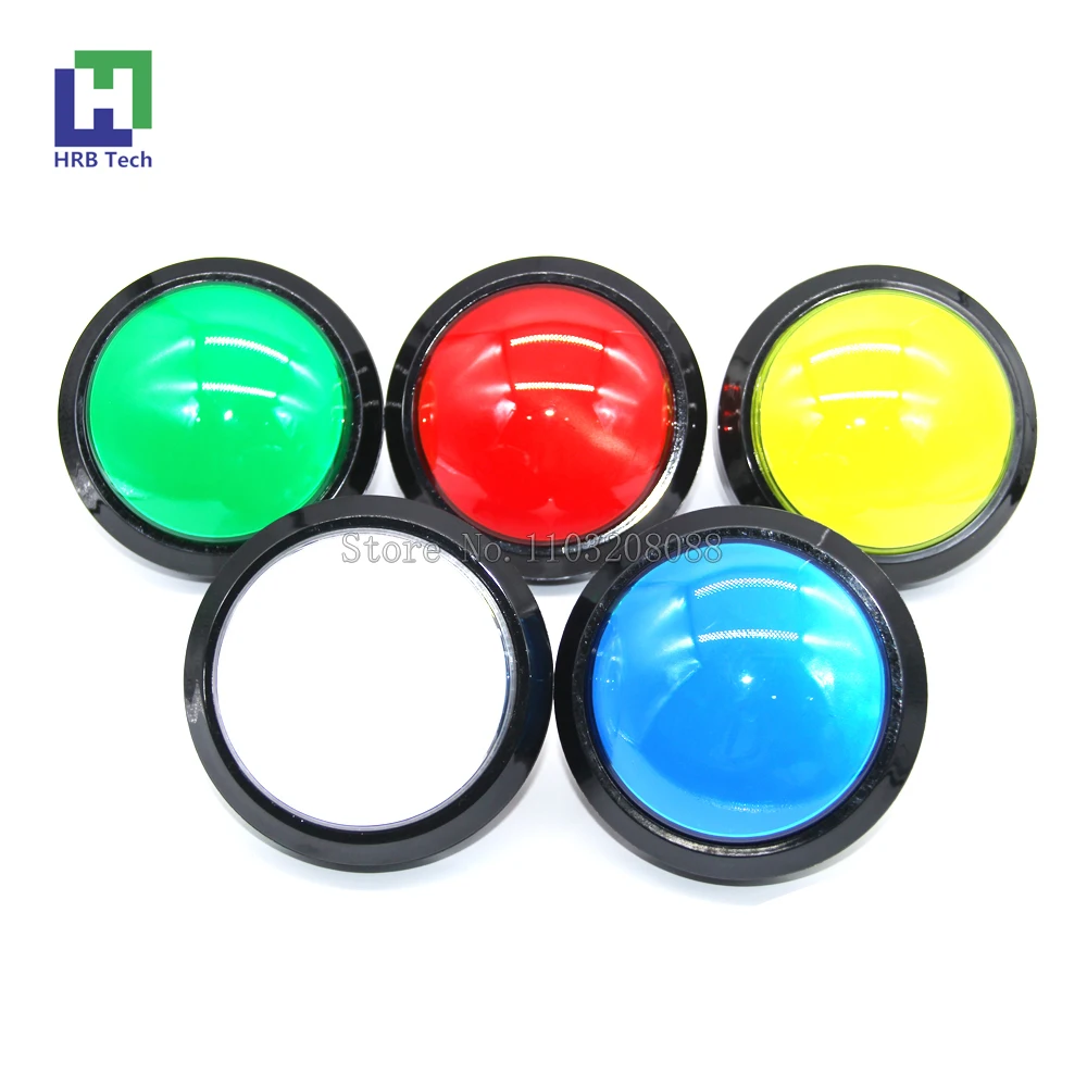 100mm-Big-Round-Push-Button-LED-Illuminated-With-Microswitch-For-DIY ...