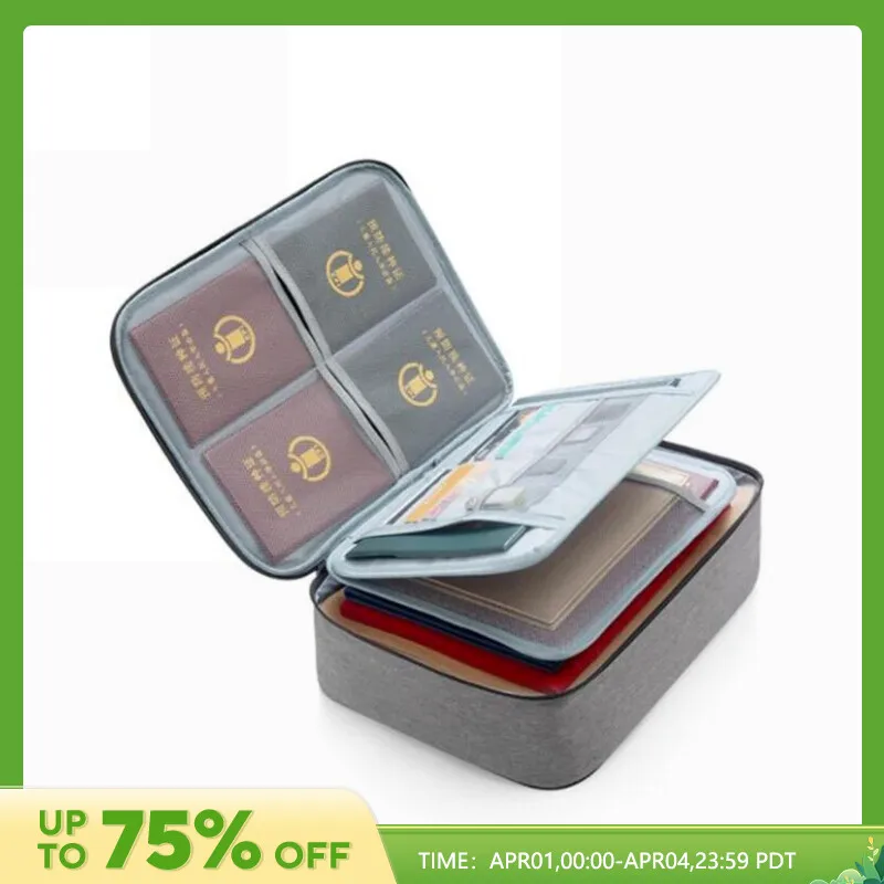 Document-Storage-Bag-Tickets-File-Organizer-Women-Travel-Files-Card ...