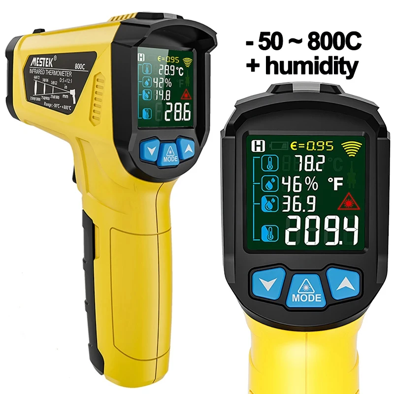 Handheld-Digital-Infrared-Thermometer-Thermal-Imager-Non-Contact-Laser ...