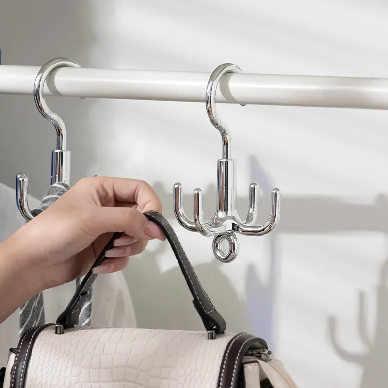360° Creativity Spinner Hanger Rotating Four claw Hooks For Home ...