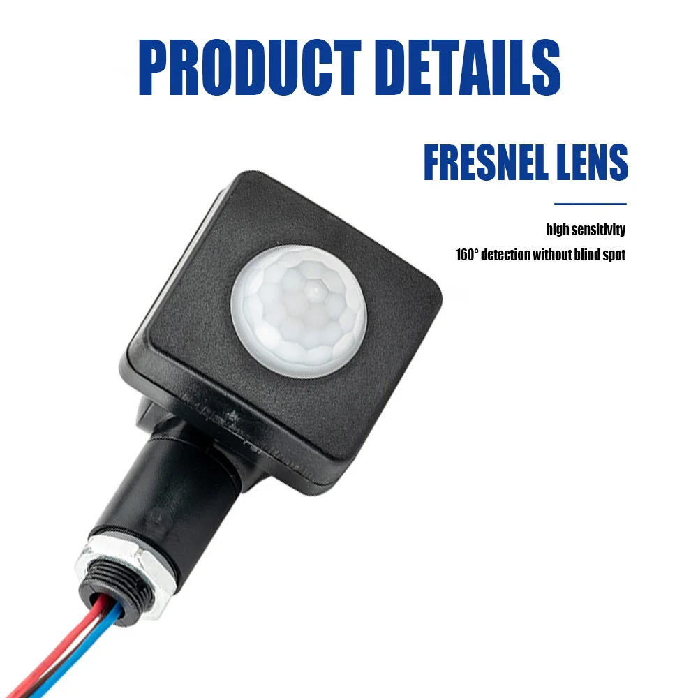 85-265V-IP65-Motion-Sensor-Adjustable-PIR-Switch-Ultrathin-LED-Flood ...