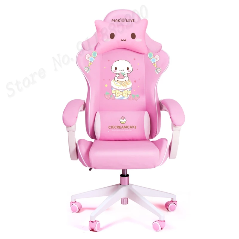 2021 Chair Wcg Computer Gaming Chair Reclining Armchair Cute Cartoon ...