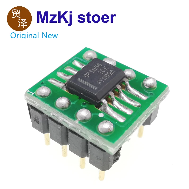 2 pces novo 2021 opa1656 op1656 op amp ultra baixo nível de ruído baixa ...