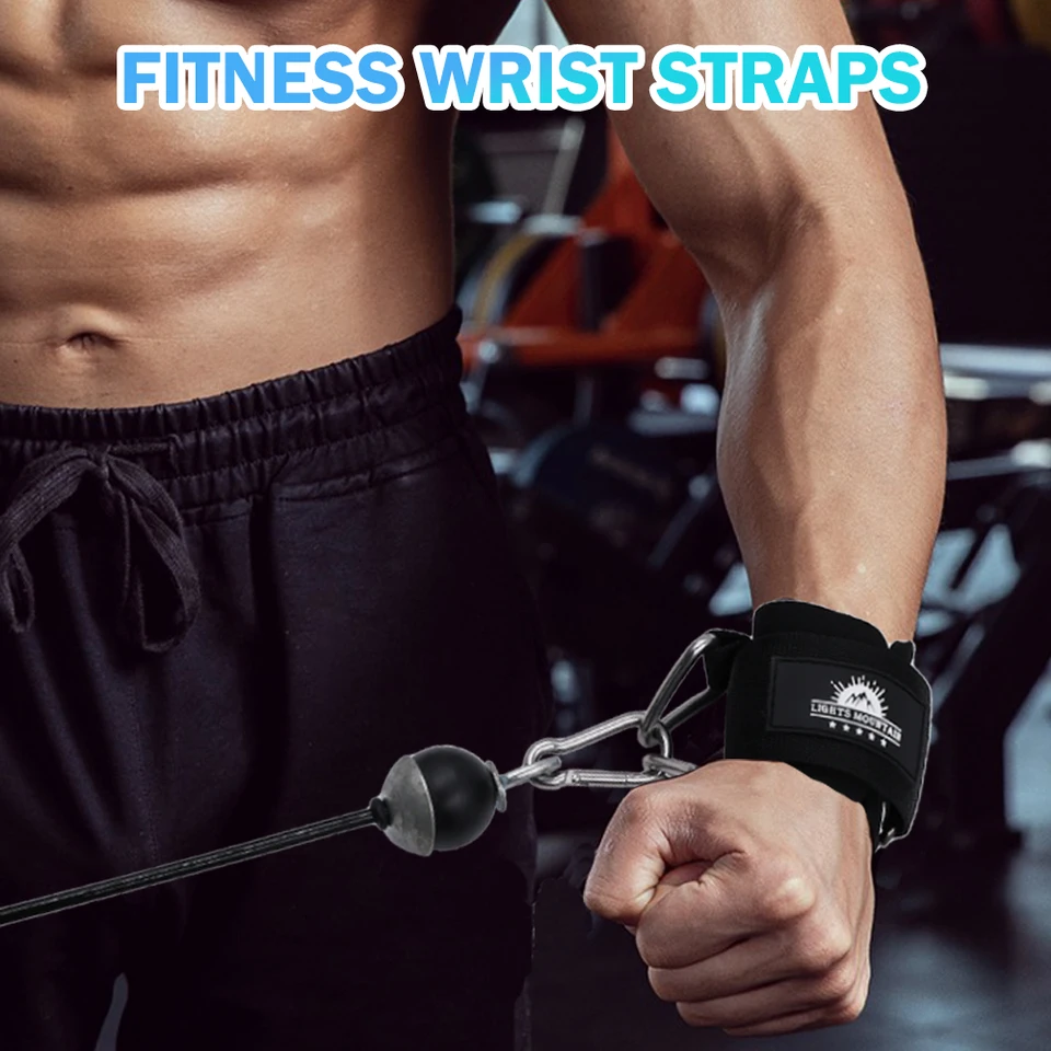 Wrist Cuffs Gym Trend Changer Wrist Cuffs - Neoprene Padded Cable ...