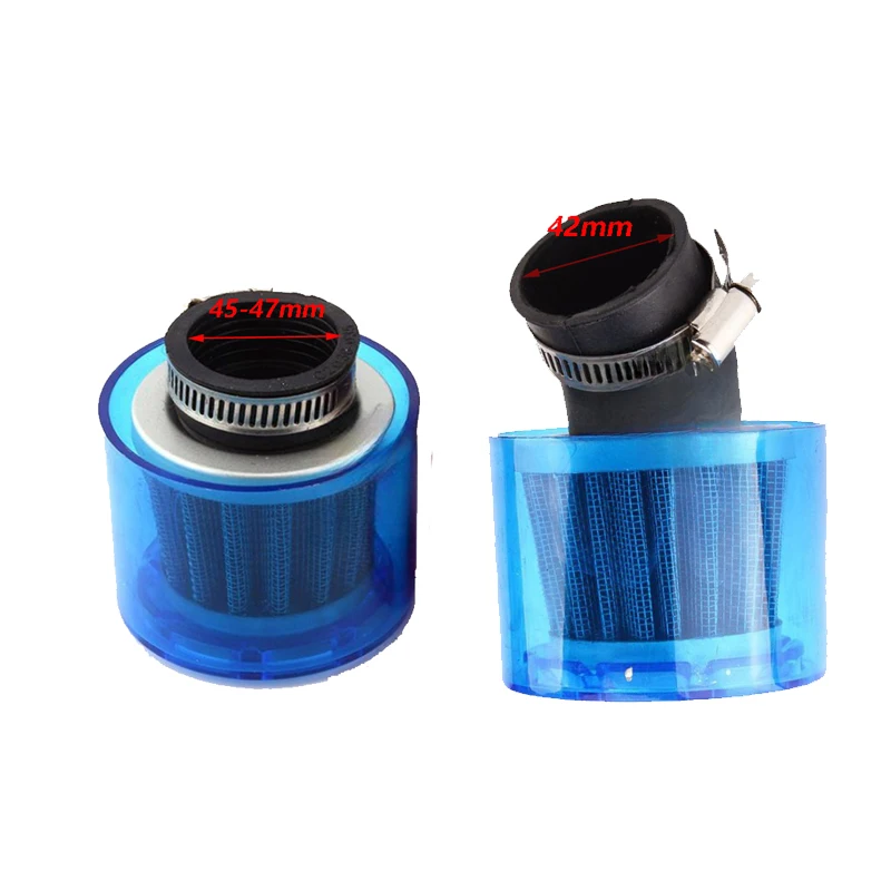 Motorcycle-35-38-42-45-48-50mm-Bend-Elbow-Stright-WaterProof-Air-Filter ...