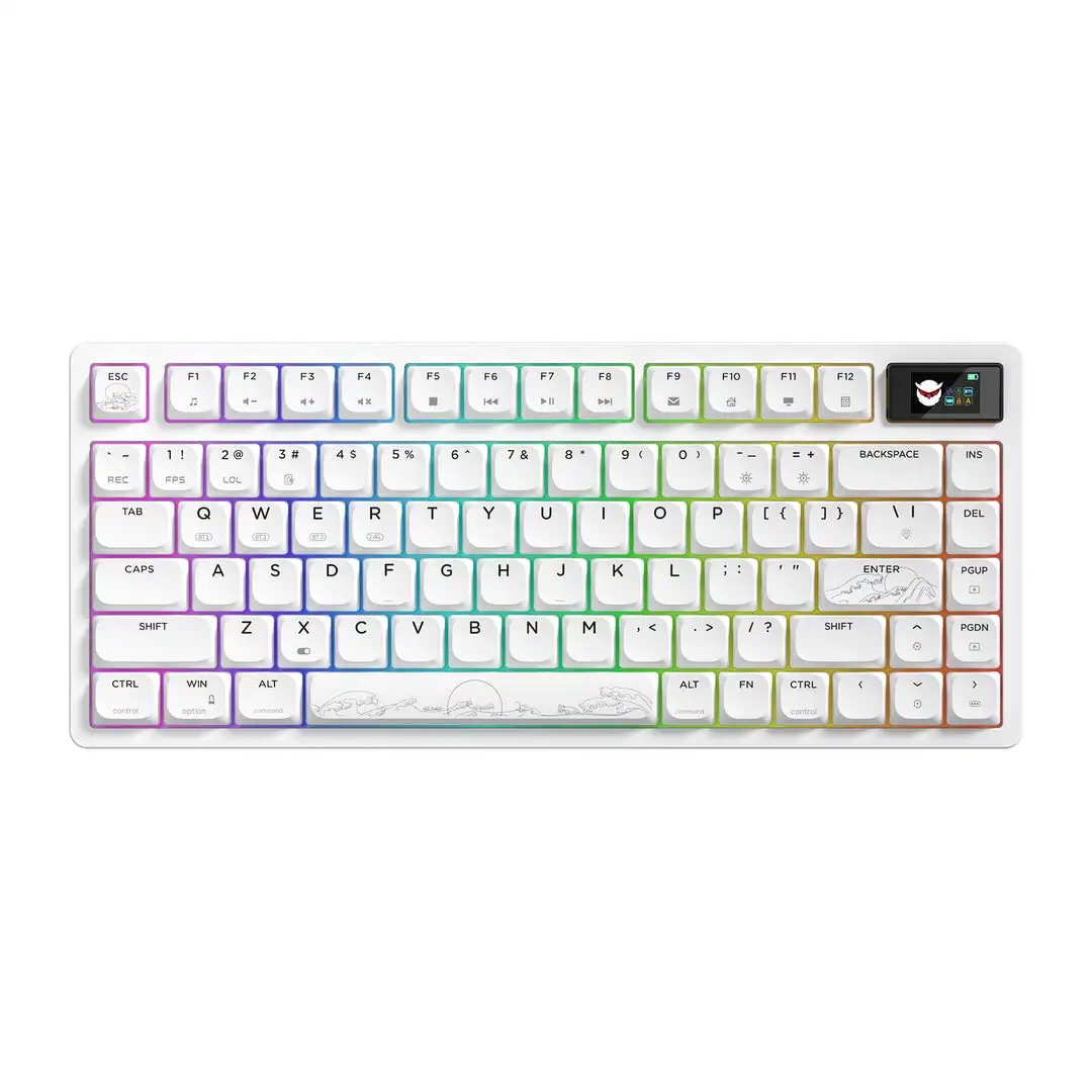 L75-PRO-Low-Profile-Mechanical-Keyboard-with-OLED-Display-Bluetooth-5-1 ...
