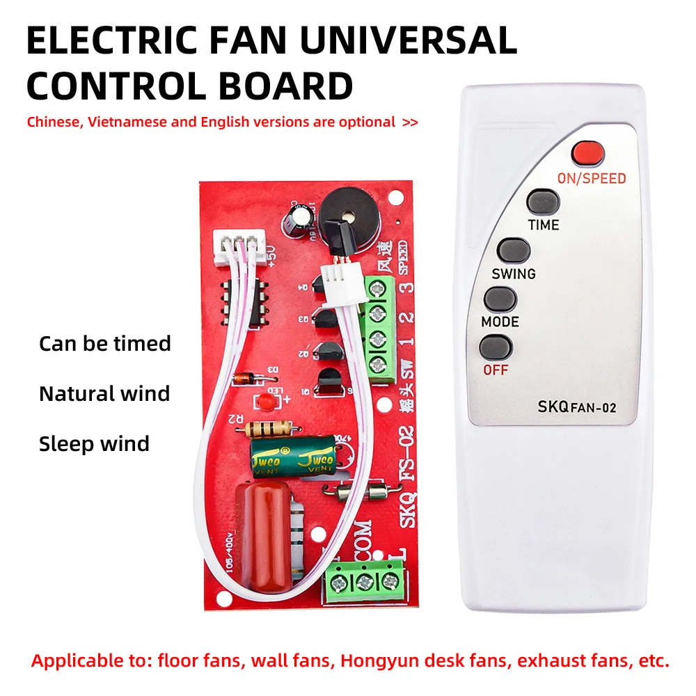 Geral-Fan-Remote-Control-Board-Compat-vel-para-Floor-Fan-Shaking-Head ...