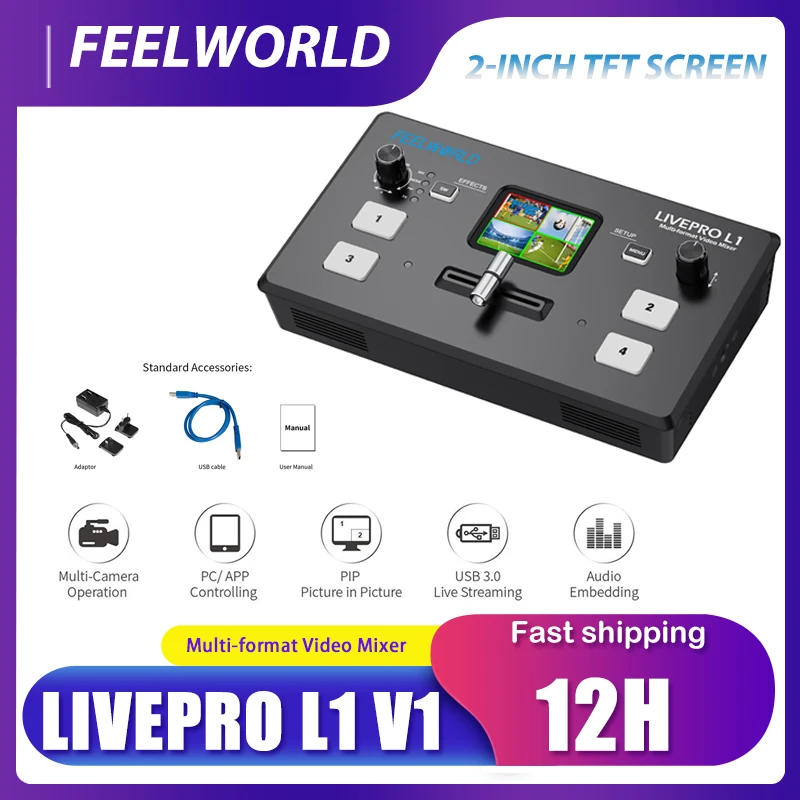 FEELWORLD-Multi-Format-LIVEPRO-Video-Mixer-Switcher-L1-V1-4x-HDMI ...