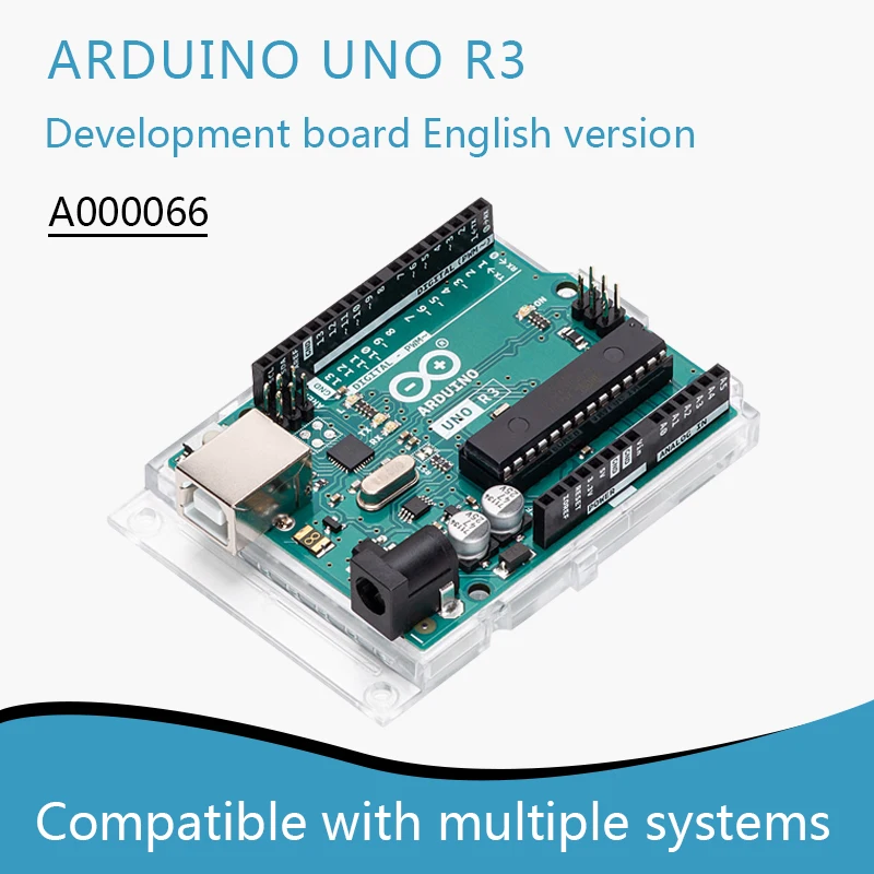 Placa De Desarrollo Arduino Uno R3 Original De Italia A000066 Mcu Kit De Inicio Arduino Varios