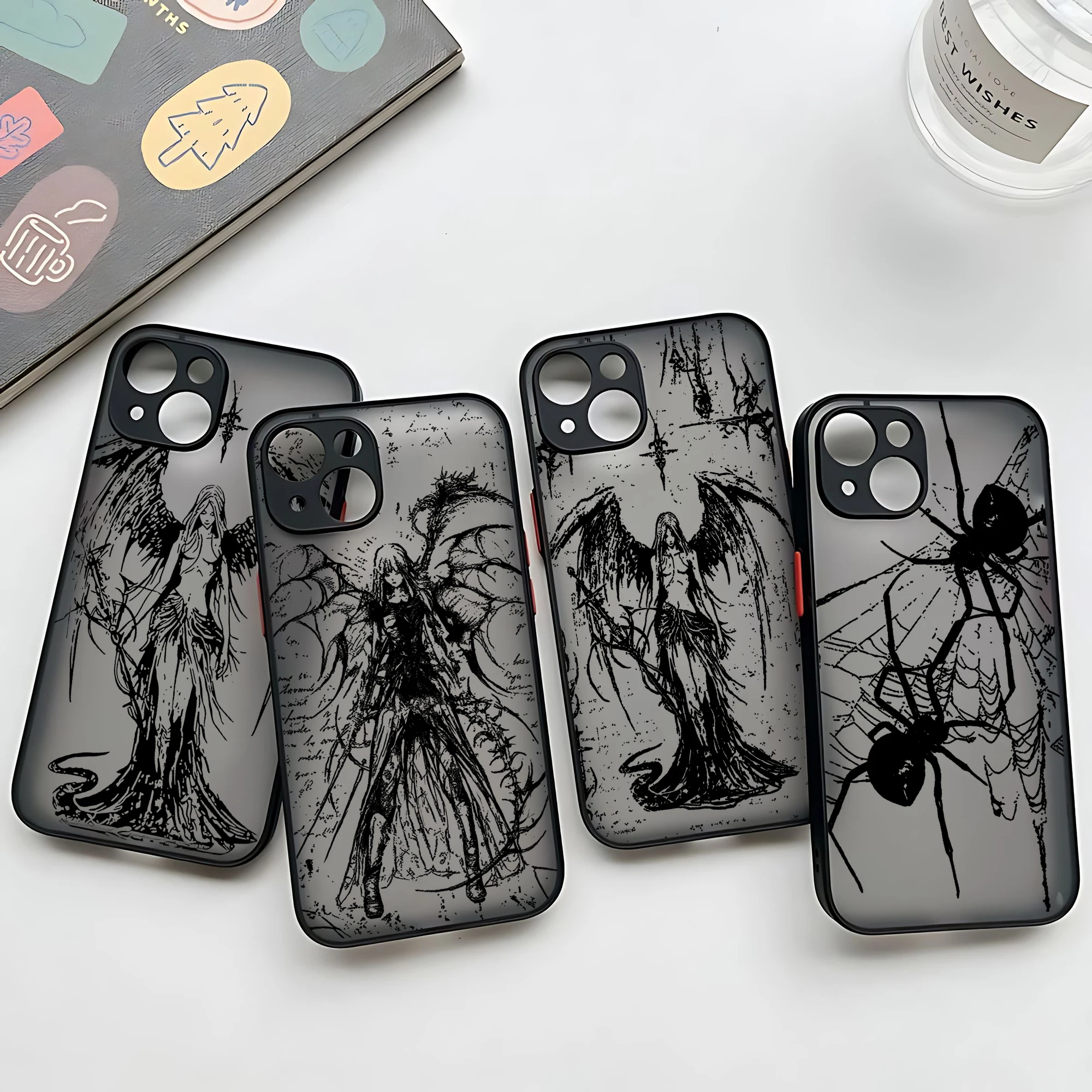 luxury-bloodsacrifice-Black-Angel-Death-demon-Phone-Case-For-iPhone-15 ...