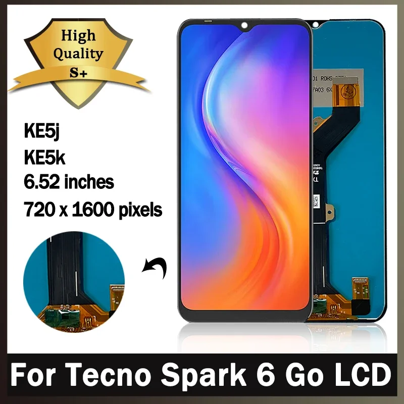 Original-for-infinix-tecno-Spark-6-Go-KE5j-KE5k-Lcd-Display-Touch ...