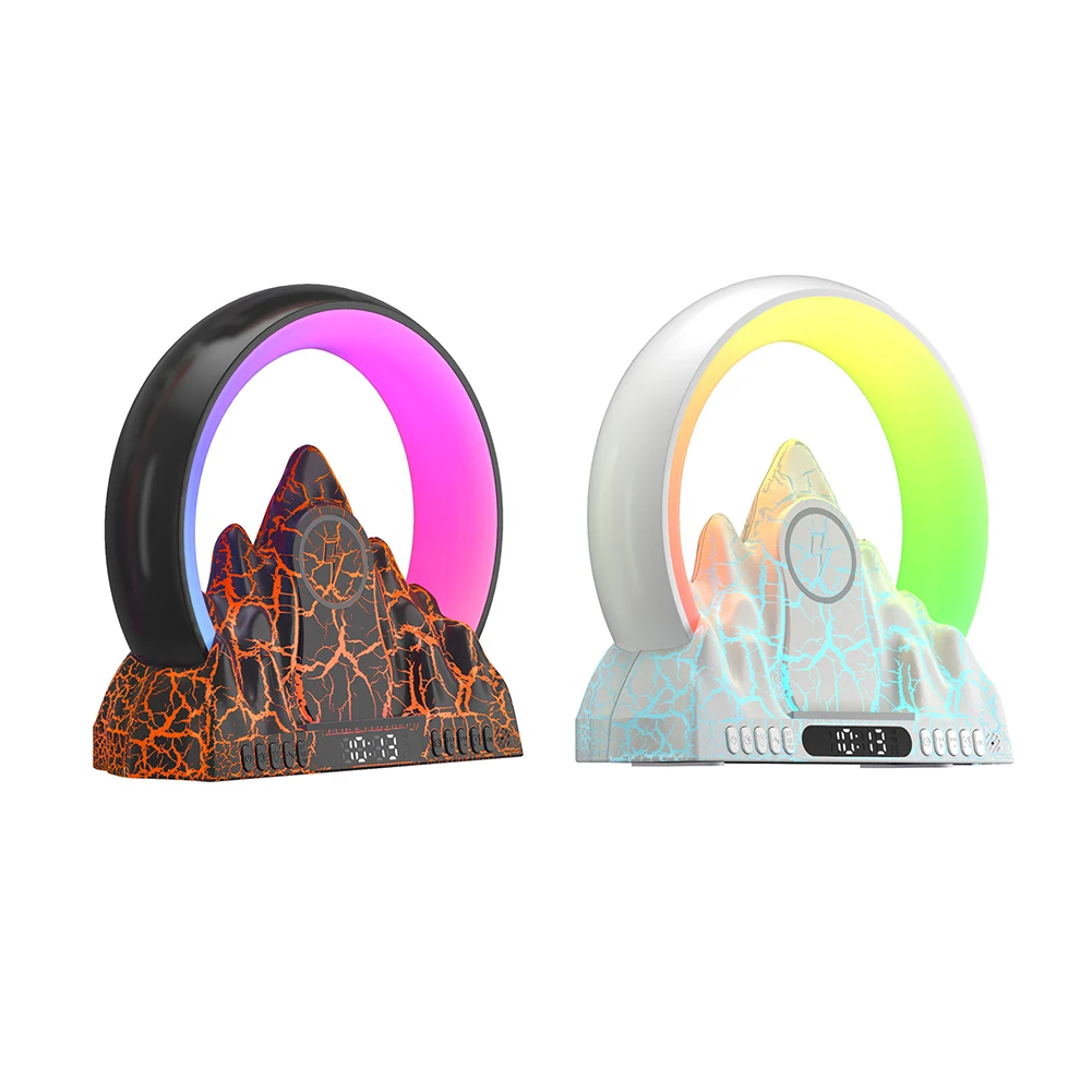 USB-Night-Light-With-Clock-Alarm-Function-15W-Wireless-Fast-Charging ...