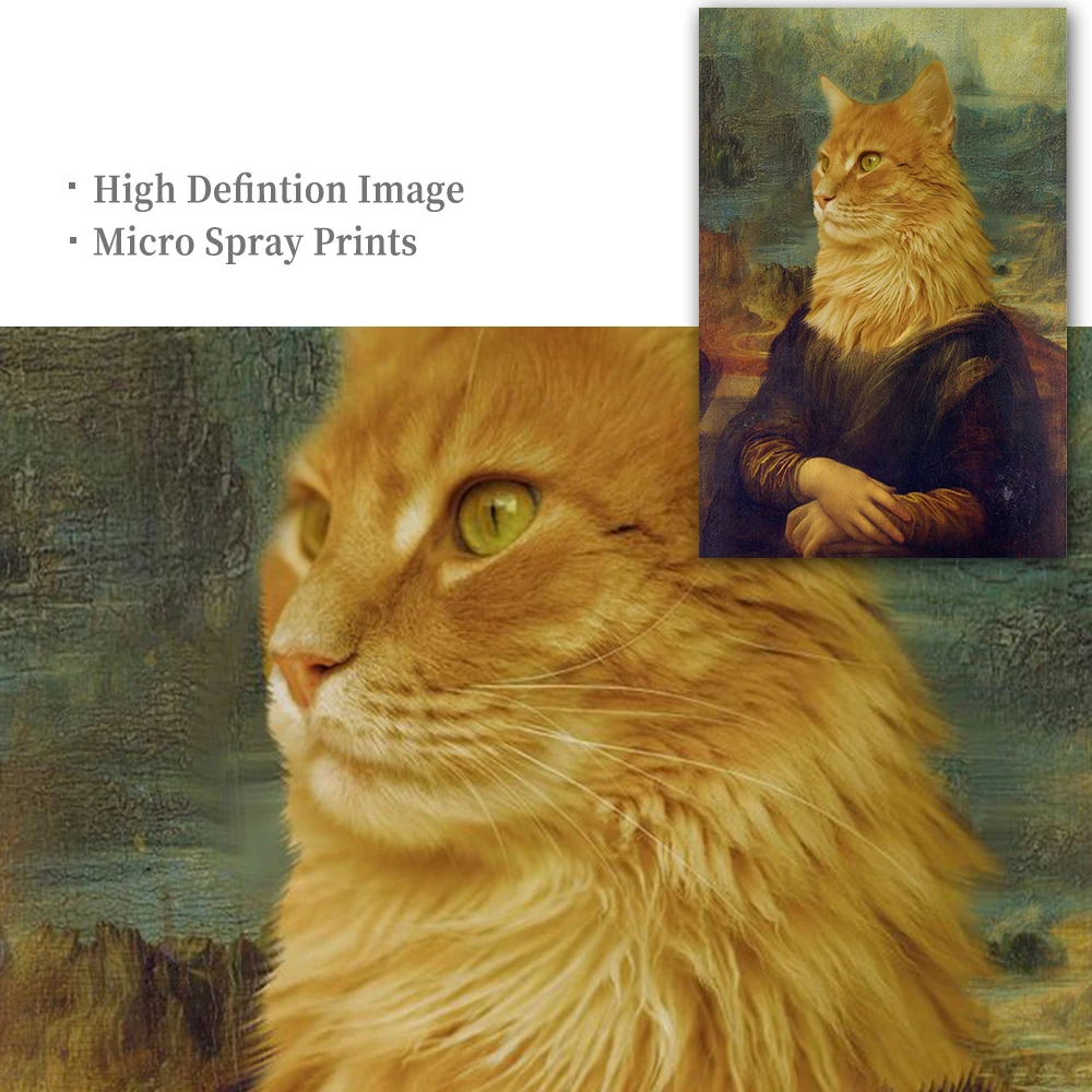 Mona Lisa Parody Cat