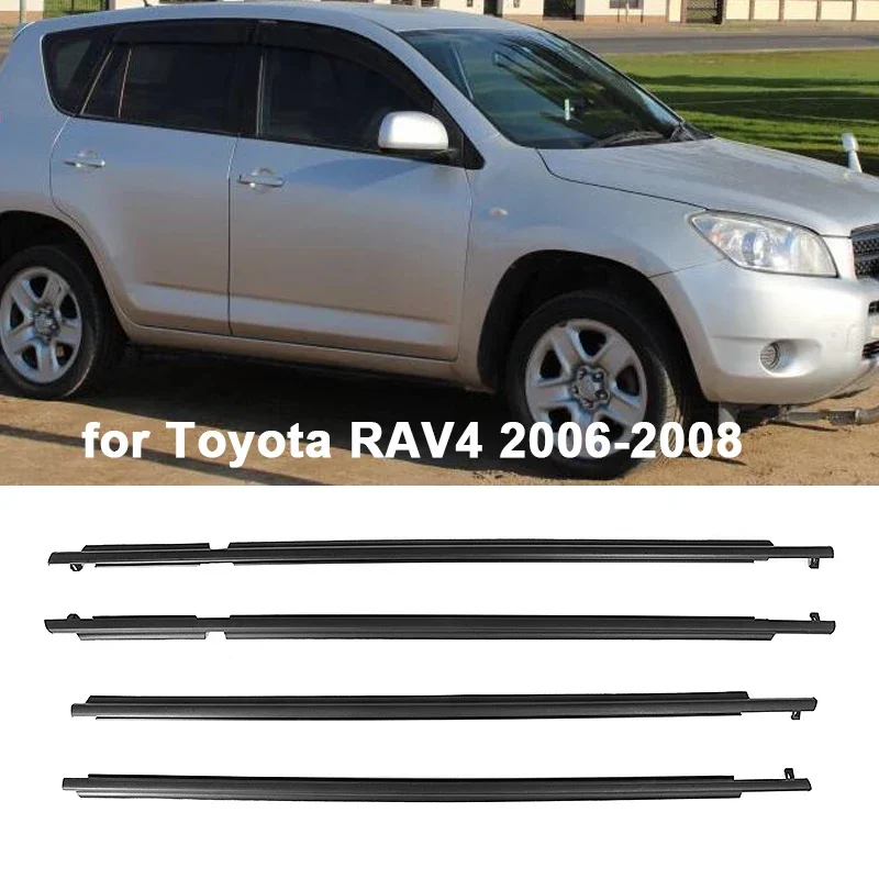 Car Window Rubber Sealant Strip Side Door Window Weatherstrip Rainproof ...
