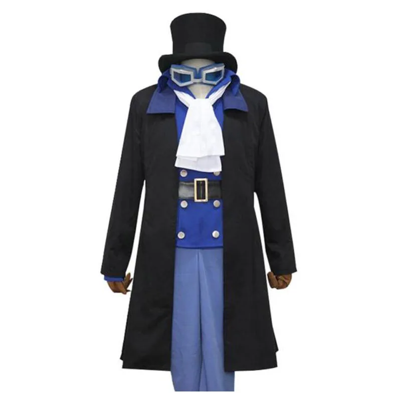 Anime Sabo Cosplay Costume Mens Suit Halloween Coat Uniform Hat Set ...