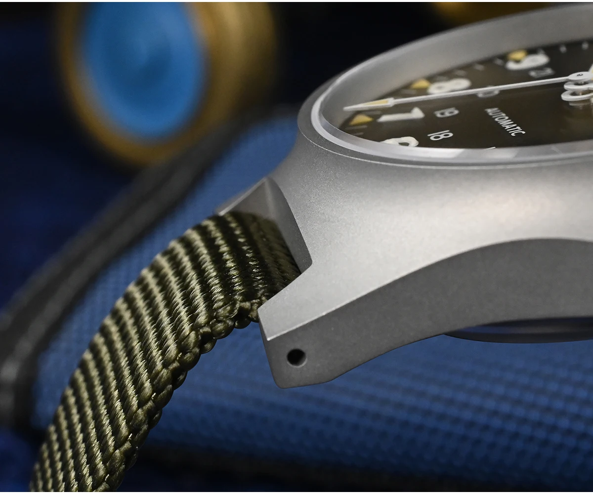 San Martin NH35 Retro Military Pilot Watch 38mm - SN0137G