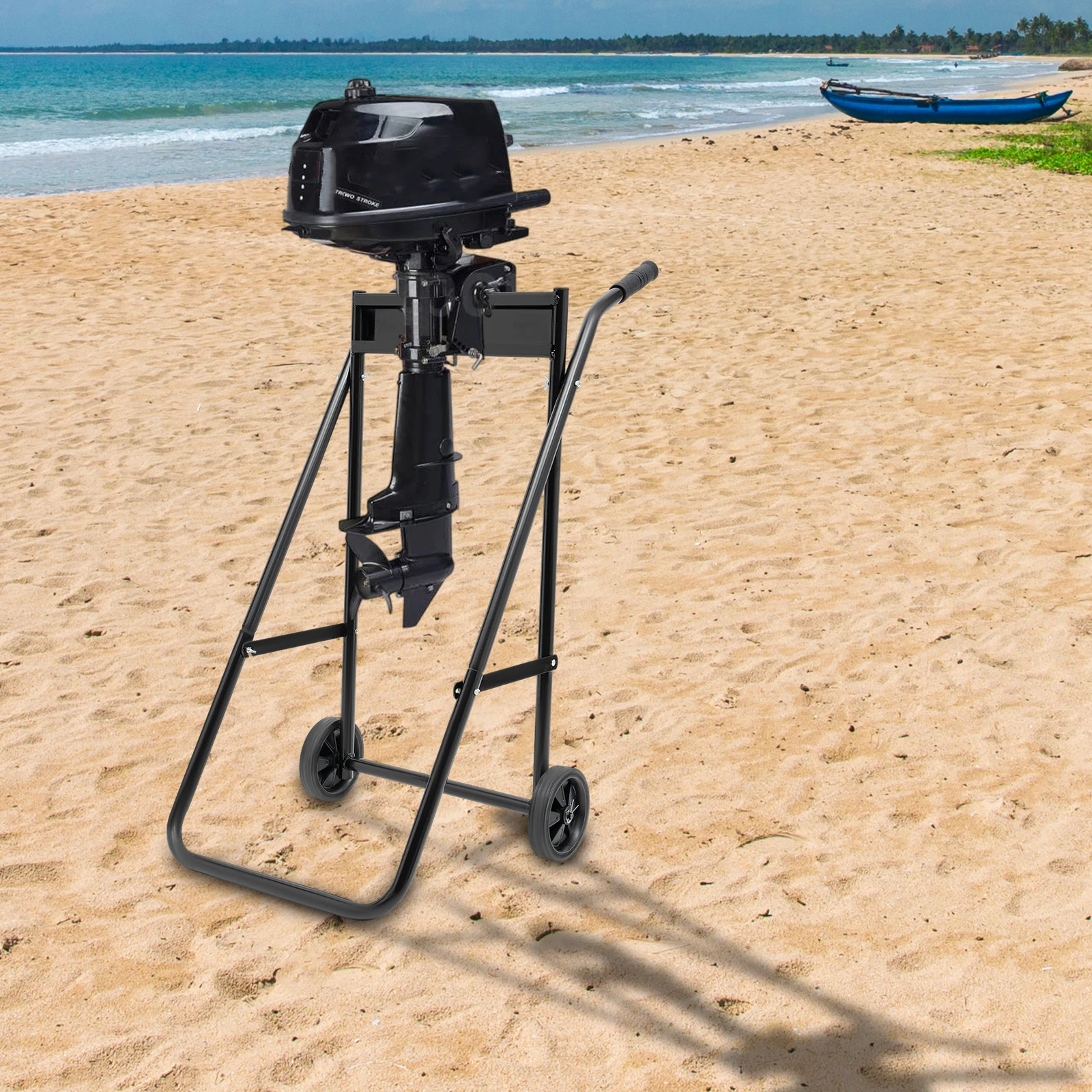 Folding Outboard Boat Motor Cart,154LBS Outboard Boat Motor Stand ...