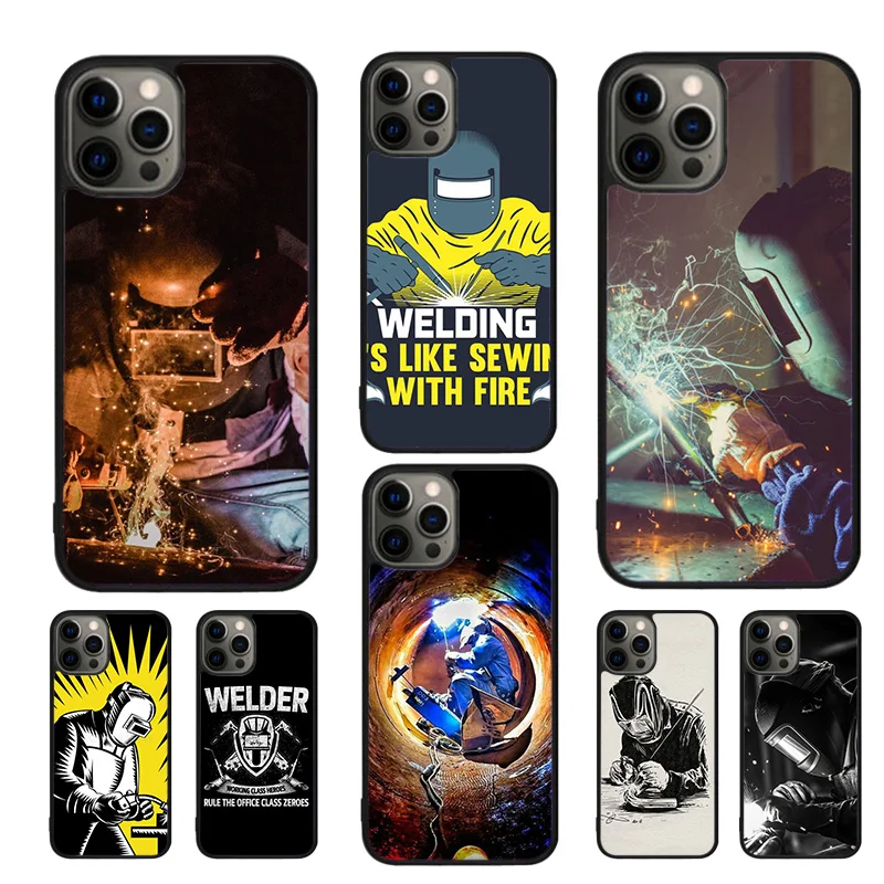 Welder Welding Hot Metal Worker Mobile Phone Cases Cover For iPhone 17 ...