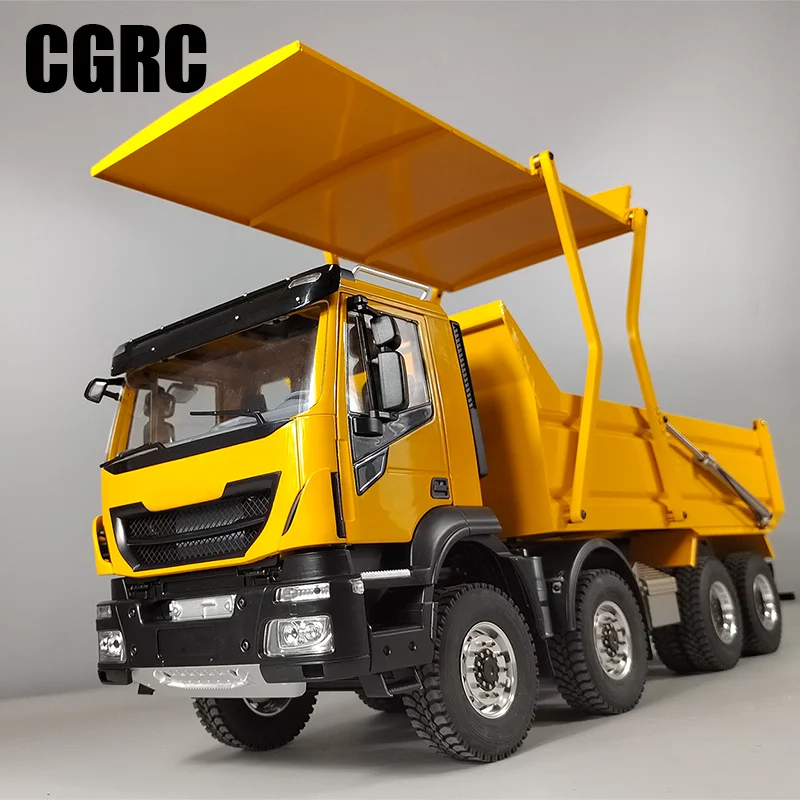 CGRC Metal Remote Control Car 8x4 Construction Vehicle Truck Toy Gift ...