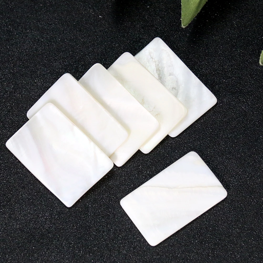 6PCS-Natural-Shell-Guitar-Block-Fretboard-Withe-Mother-of-Pearl-Shell ...
