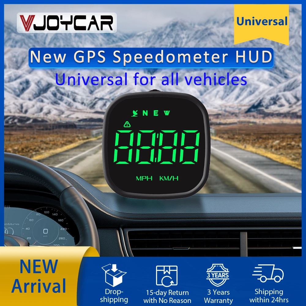 Vjoycar 2022 Newest Gps Hud Speed Display On-board Computer Digital Car Electronic Accessory ...