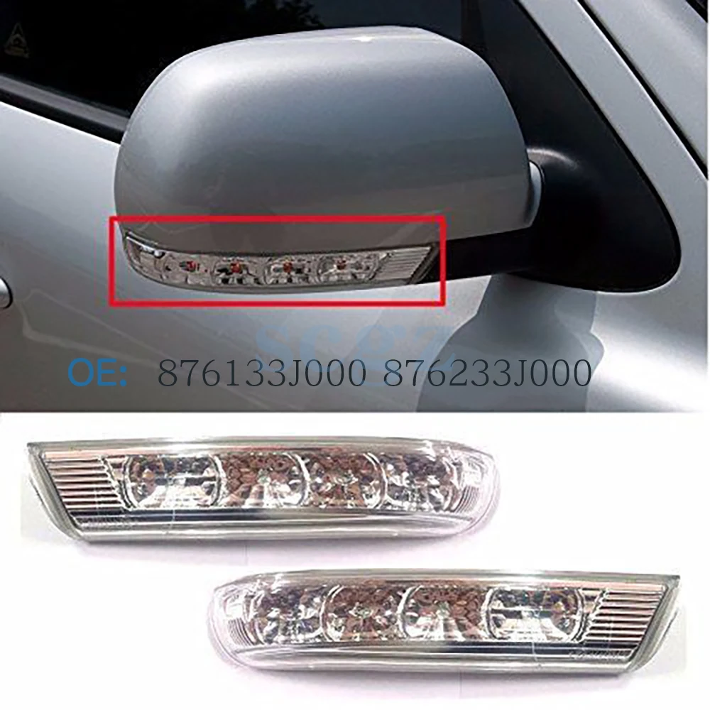 2PCS-Side-mirror-Left-Right-LED-turn-signals-light-lamps-For-S-anta-Fe ...