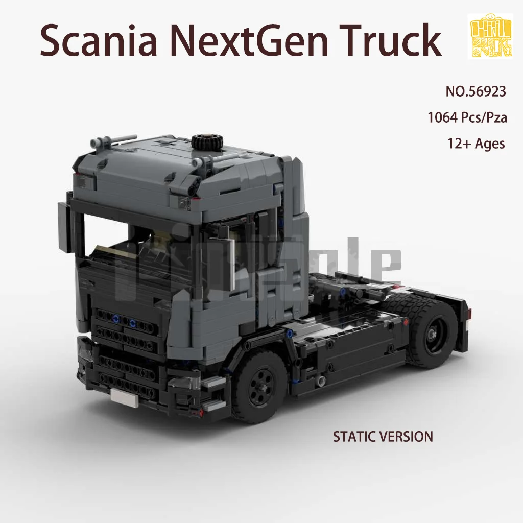 Moc Scania NextGen Truck Model With PDF Drawings Building Blocks Bricks ...