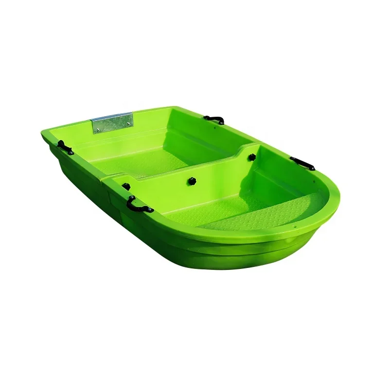 2.2M Foldable HDPE Boat Double Layer Small Solid Plastic Folding Boat ...
