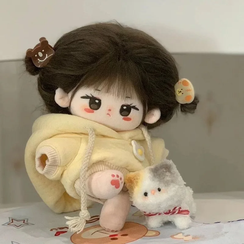 Cute-Little-Frustrated-Angry-Cotton-Doll-Girl-20cm-Naked-Doll-Gift ...