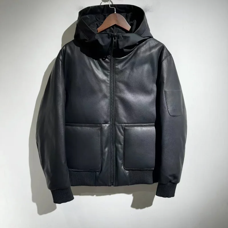 2023AW-Fashion-White-Goose-Down-Hooded-Down-filled-Coat-Streetwear ...