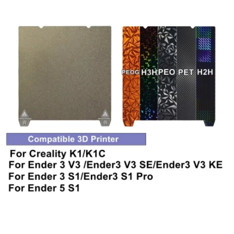 For-Ender-3-V3-SE-Build-Plate-Texture-Pei-Spring-Steel-235x235mm-Smooth ...