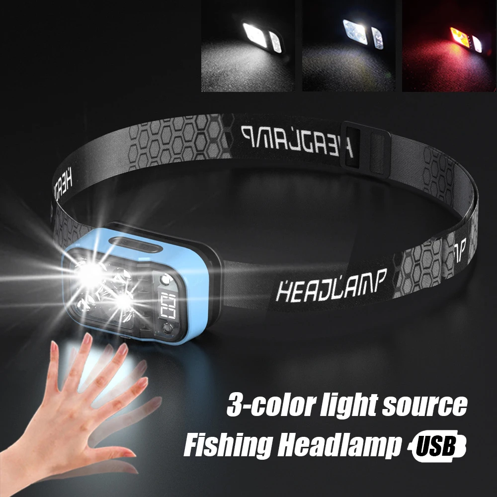 Rechargeable-Induction-Fishing-LED-Headlamp-With-XPG-COB-Ultra-bright ...