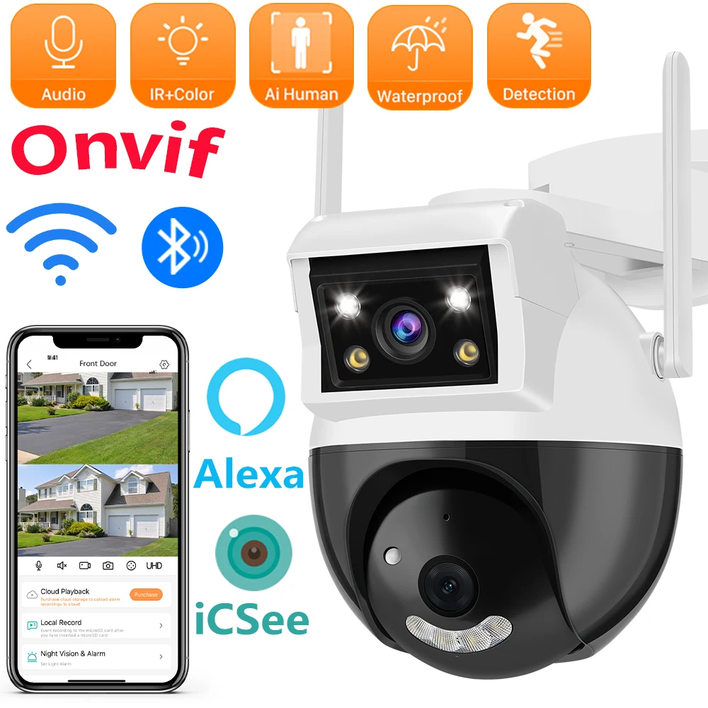 8MP-Dual-Screen-PTZ-Wifi-Surveillance-AI-Human-Detect-Camera-Bluetooth ...