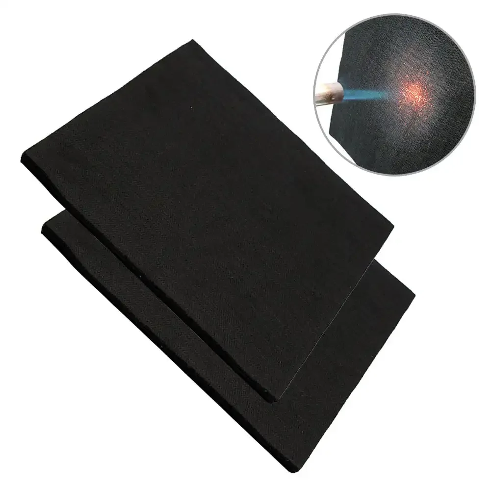Graphite-Fire-Blanket-Black-Welding-Protective-Blanket-Torch-Shield ...