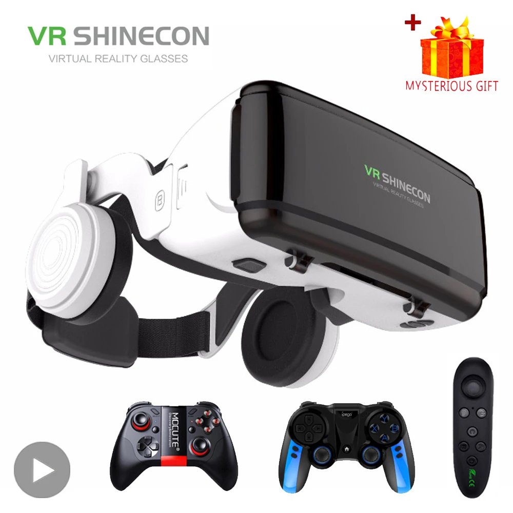 Vr Casque 3d Helmet Headset Virtual Reality Glasses Iphone - AliExpress