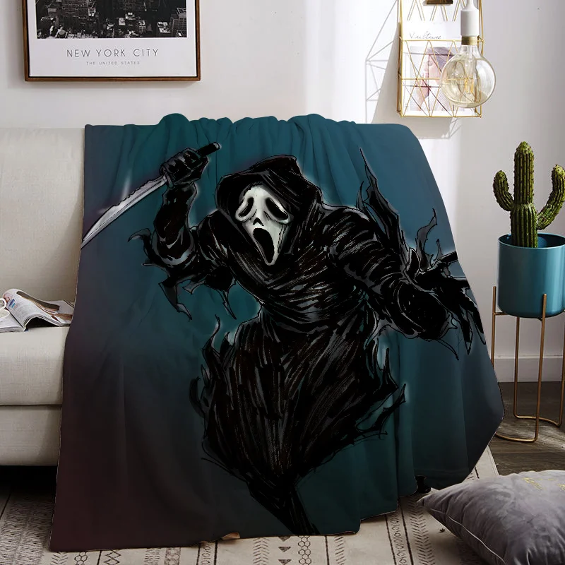 G-Ghostface-Sof-Cobertores-Decorativos-Cama-Nap-Blanket-Boho-Home-Decor ...