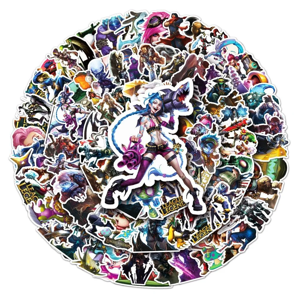 50-100Pcs-Hot-Game-League-of-Legends-Stickers-For-Refrigerator-Car ...