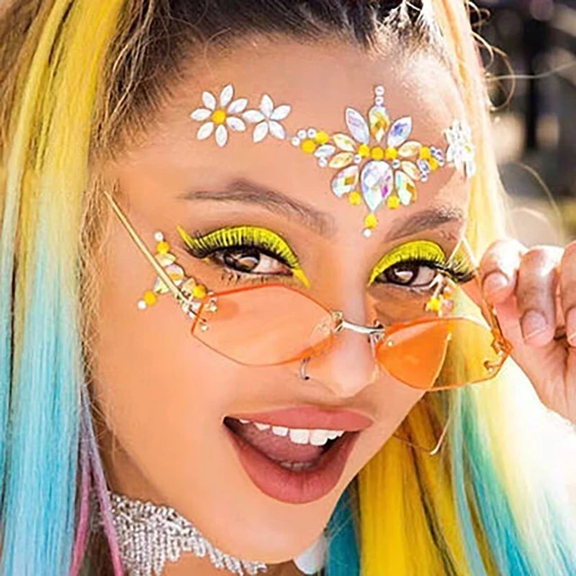Diamond Face Tattoo