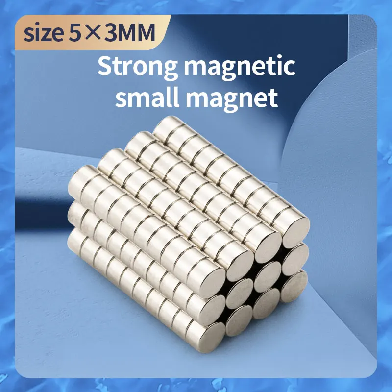 50pcs strong magnetic strong magnetic strong magnet patch 5X3mm round ...