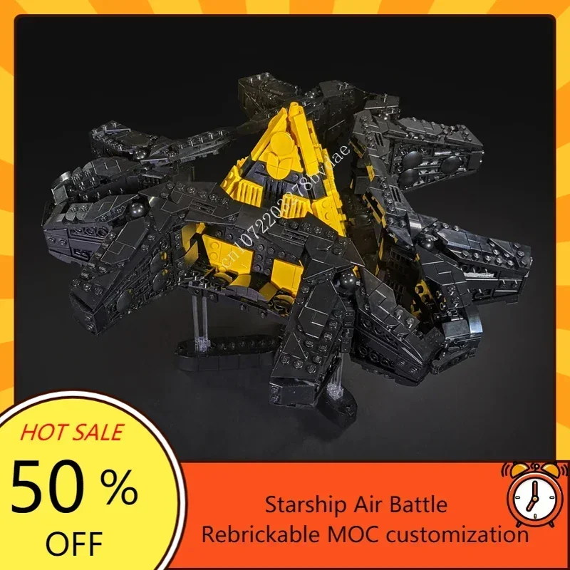 2126PCS-MOC-Space-Battle-Stargate-Goa-uld-Ha-tak-ship-Model-Building ...