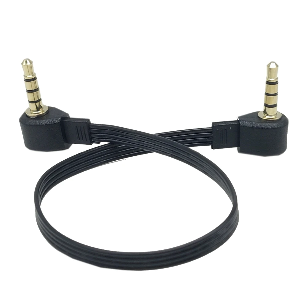5CM10CM-50CM-Durable-PVC-Metal-Audio-Cable-Dual-90-Grad-Right-angle-3 ...