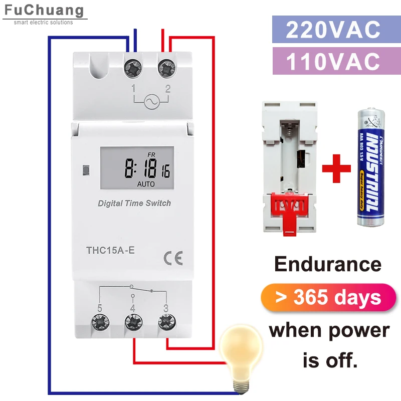 New-Timer-Switch-THC15A-E-5000W-30A-update-at-the-base-of-Timer-relay ...