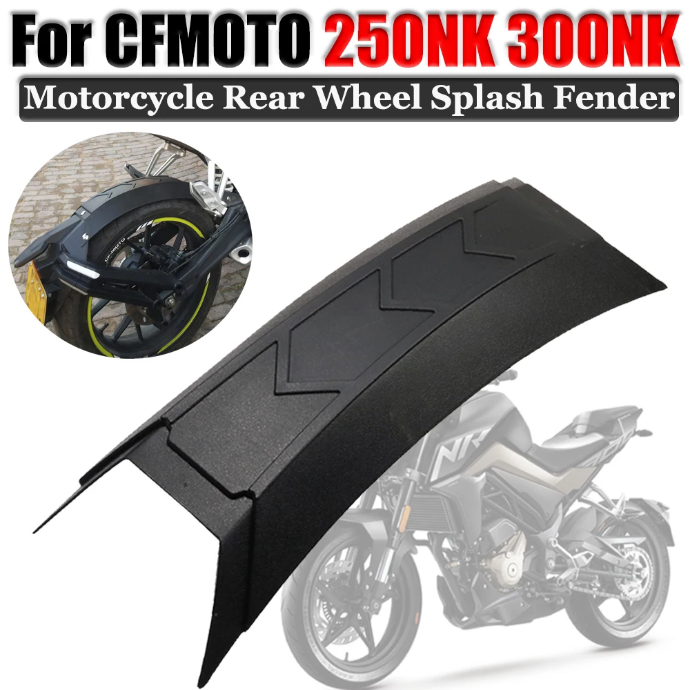 Motorcycle Rear Wheel Cover Fender Extend Splash Guard Tire Mudguard ...
