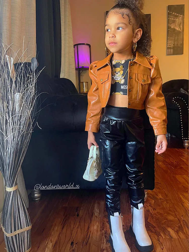 Little Girls Leather Jacket