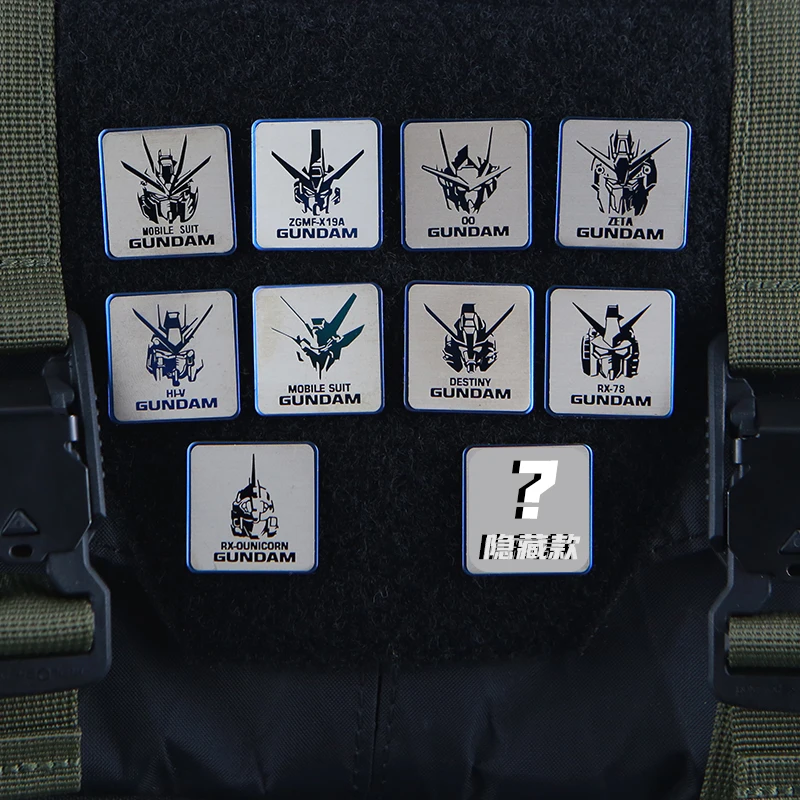 Parches-de-Metal-de-la-serie-Gundam-insignia-de-Guerrero-militar-t ...