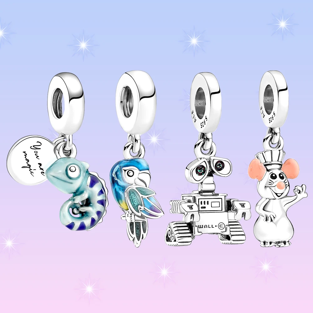 New Pandora Luxury Jewelry S925 Sterling Silver Moments Pixar Wall-e ...